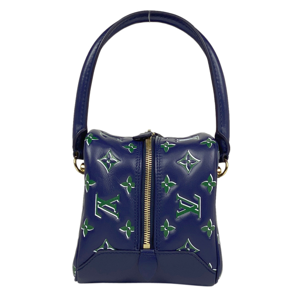 Louis Vuitton | Bags | Louis Vuitton Leather Blue Bag Bag Shoulder ...